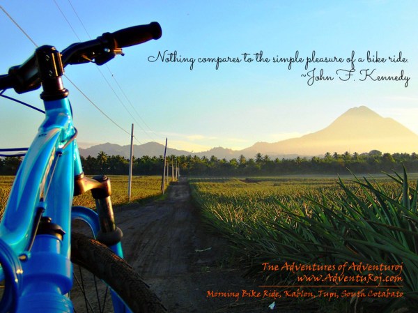 Quotations & Photography: A Bike Ride Into The Sunrise | The Adventures ...